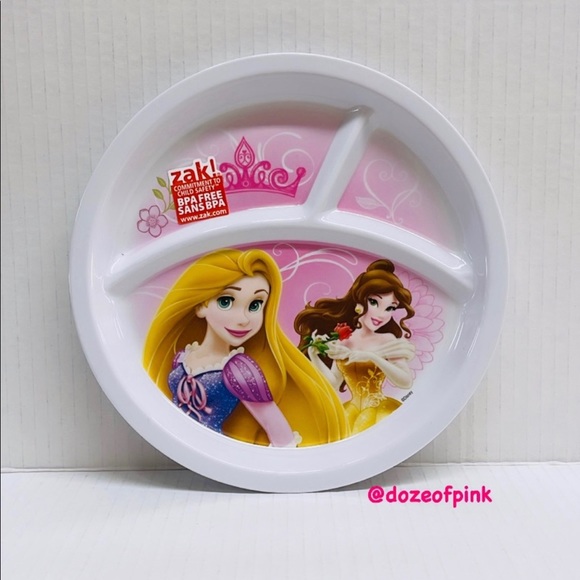Disney | Kitchen | Disney Princess Kids Plate By Zak Designs Bpa Free ...